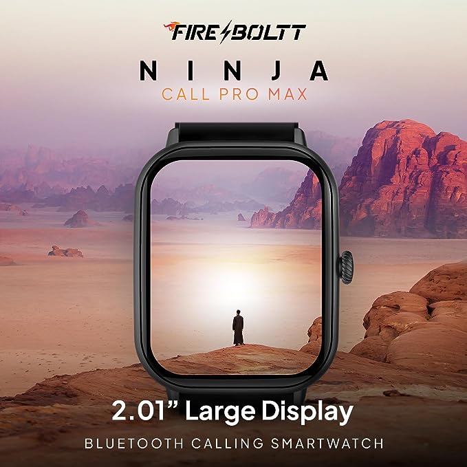 Fire-Boltt Ninja Call Pro Max 2.01? Display Bluetooth Calling Smart ...